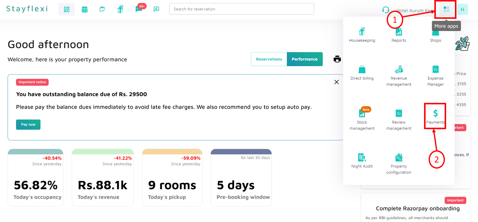 How do I configure Payment Automation in Stayflexi? - Stayflexi Knowledgebase